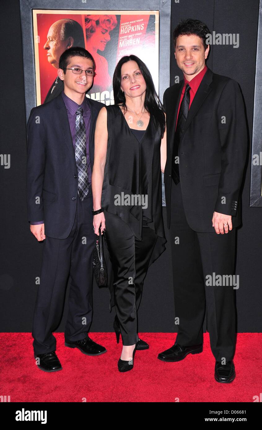 New York, USA. 18th November 2012. Ralph Macchio, Family at arrivals ...