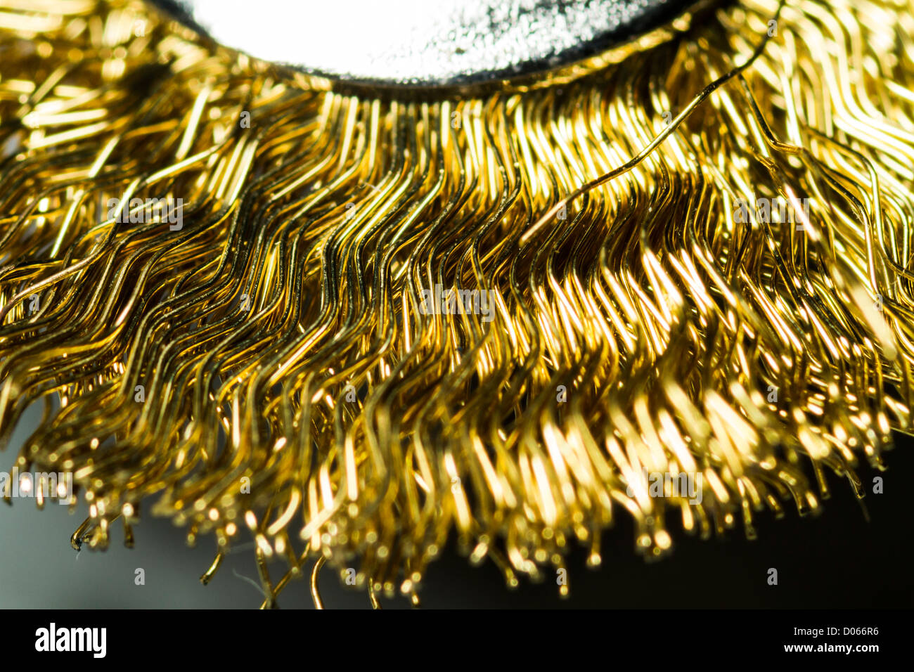 Brass Wire Brush Wheel Stock Photo - Alamy
