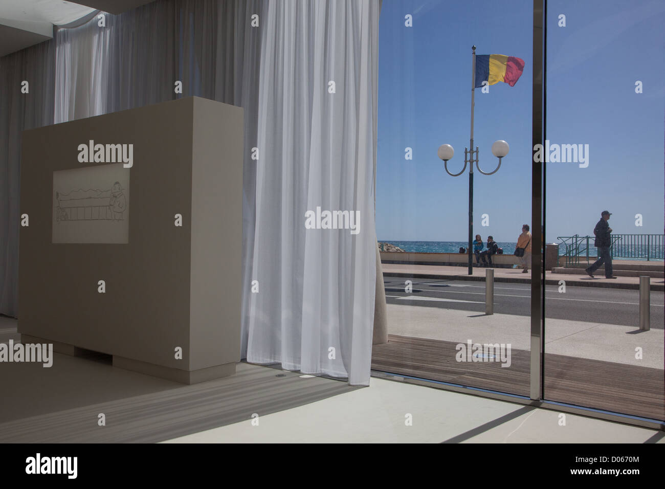 EXHIBITION HALL OVERLOOKING THE SEA JEAN COCTEAU MUSEUM SEVERIN ...