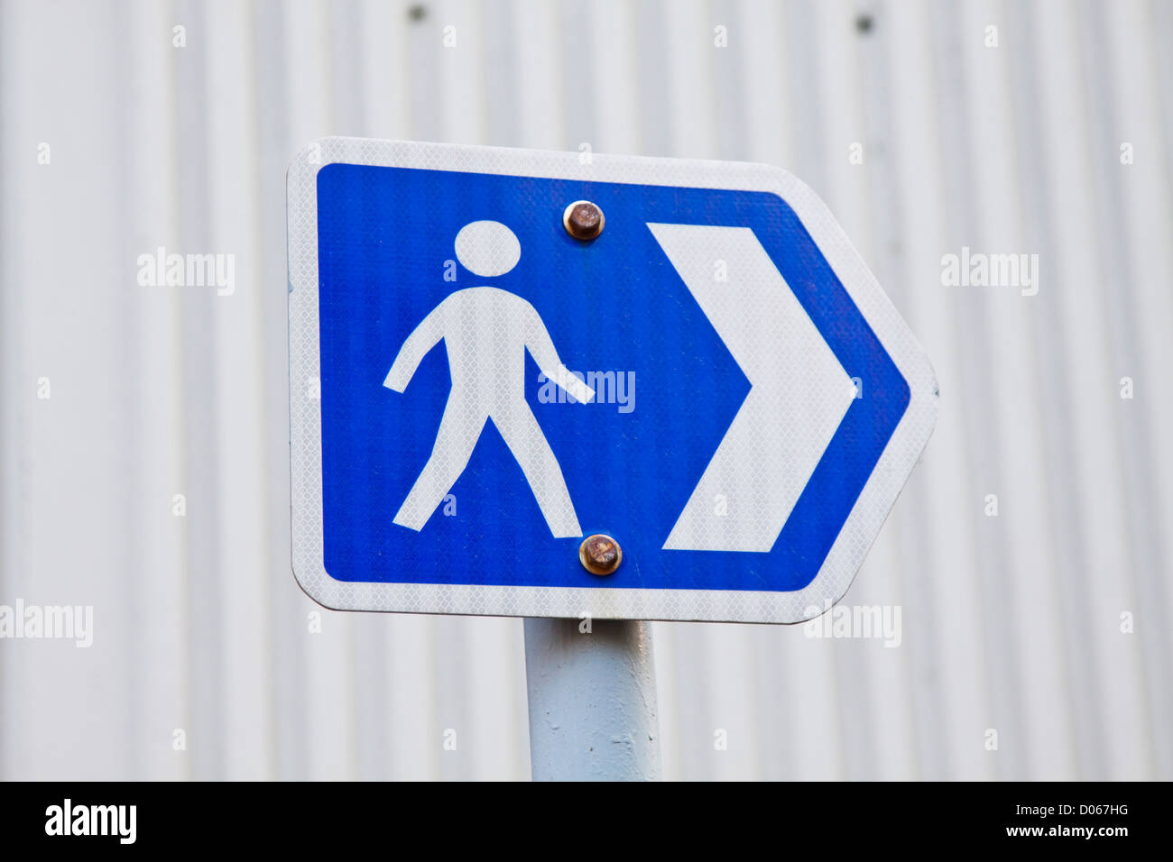 Road sign for pedestrian Stock Photo - Alamy