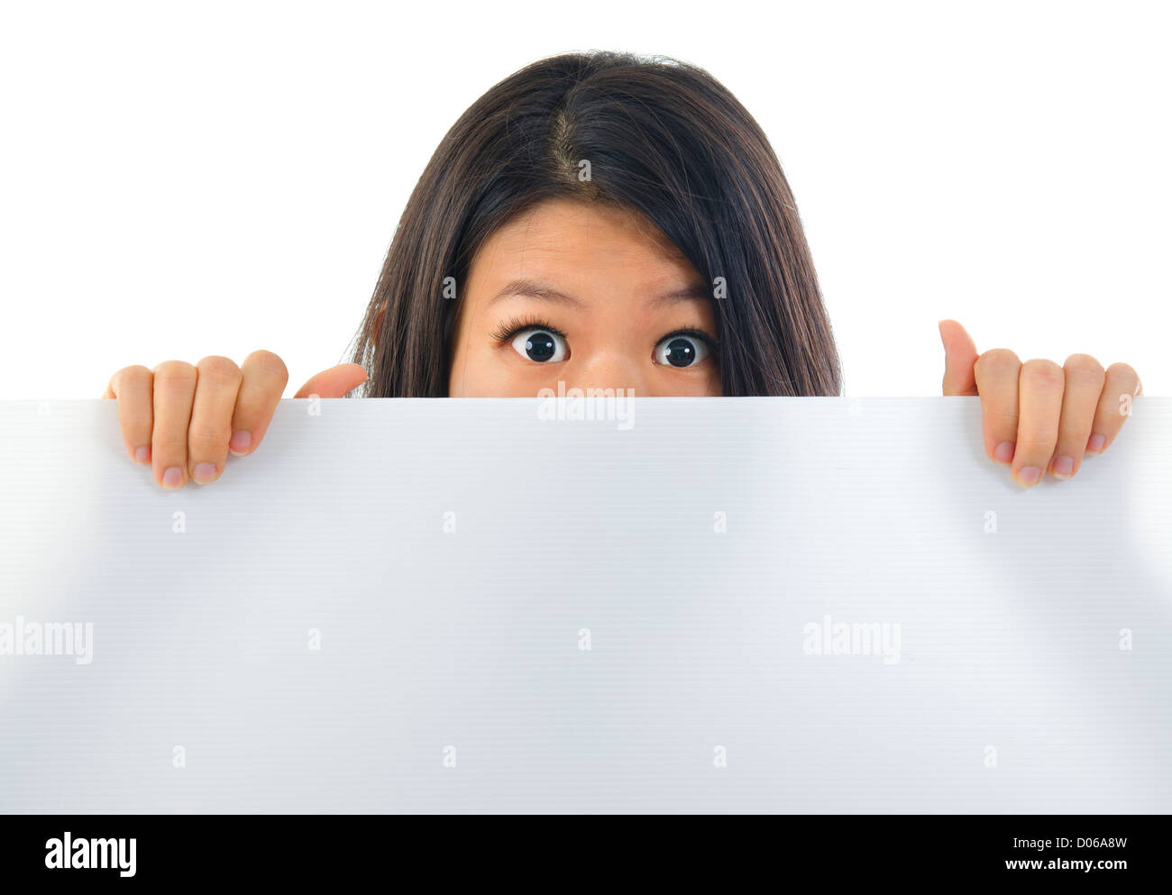 Hiding behind sign High Resolution Stock Photography and Images - Alamy