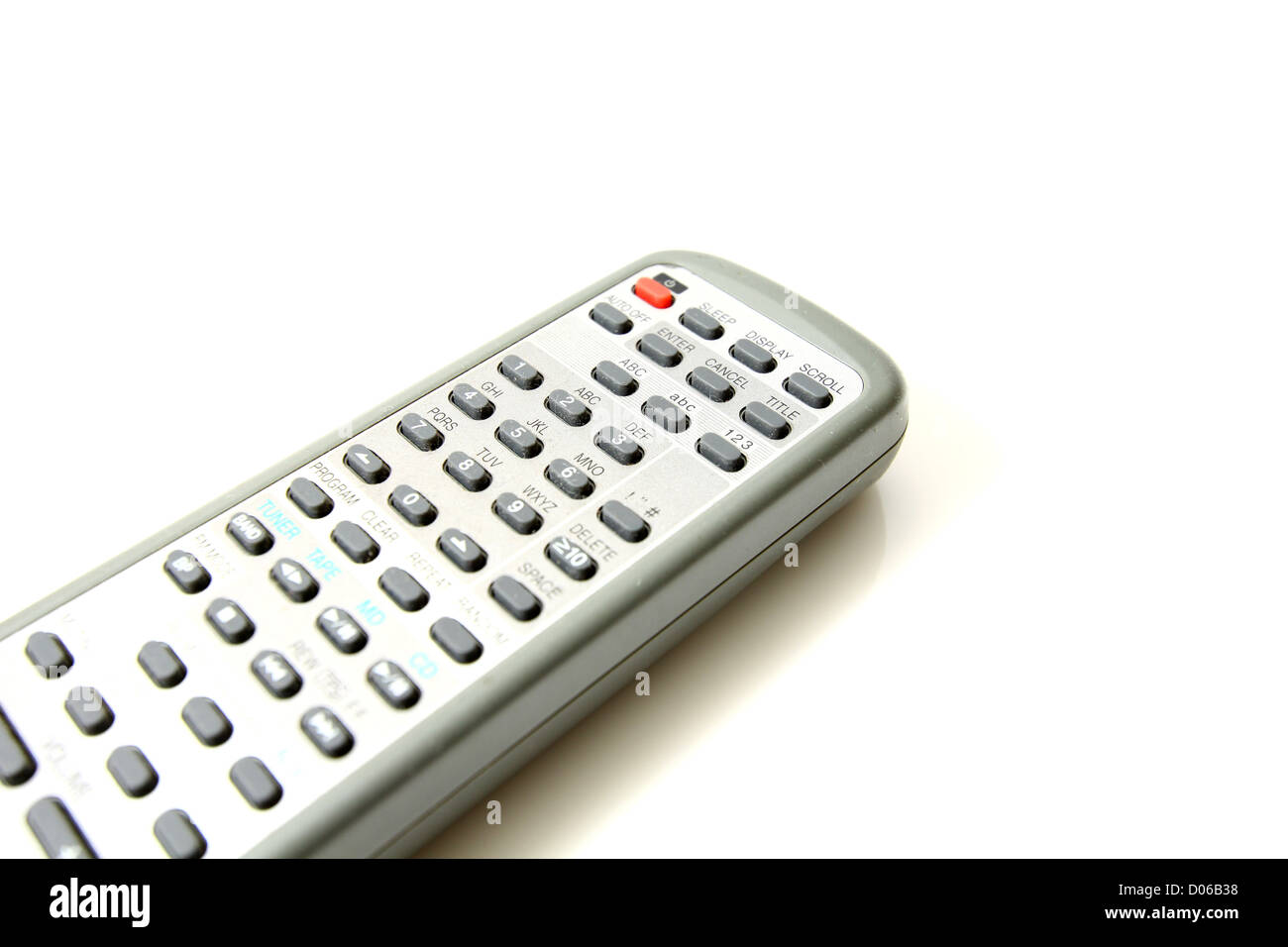 Remote control isolated on white background Stock Photo - Alamy