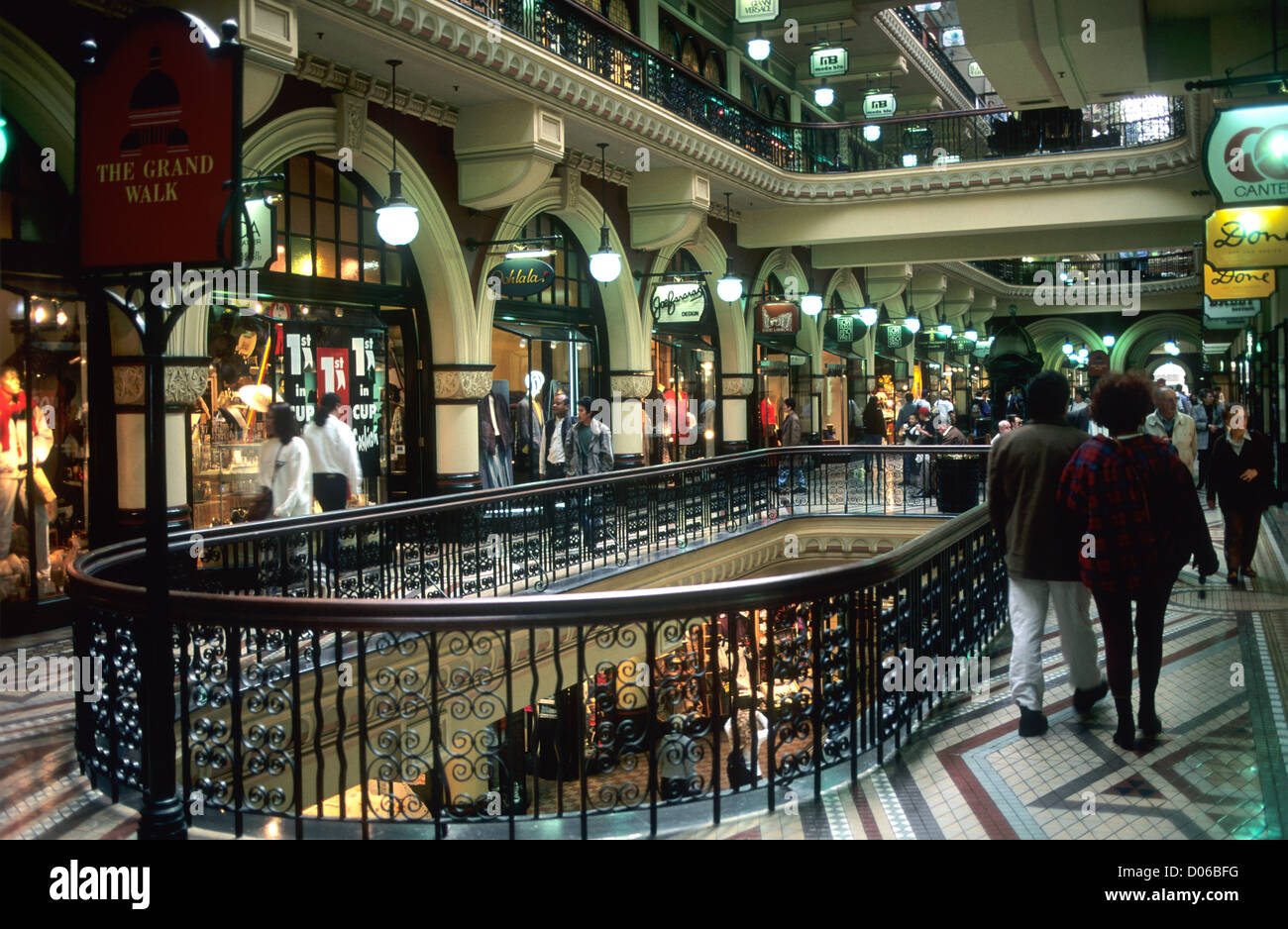 Shopping mall, Queen Victoria Building, Sydney, Australia Stock Photo ...