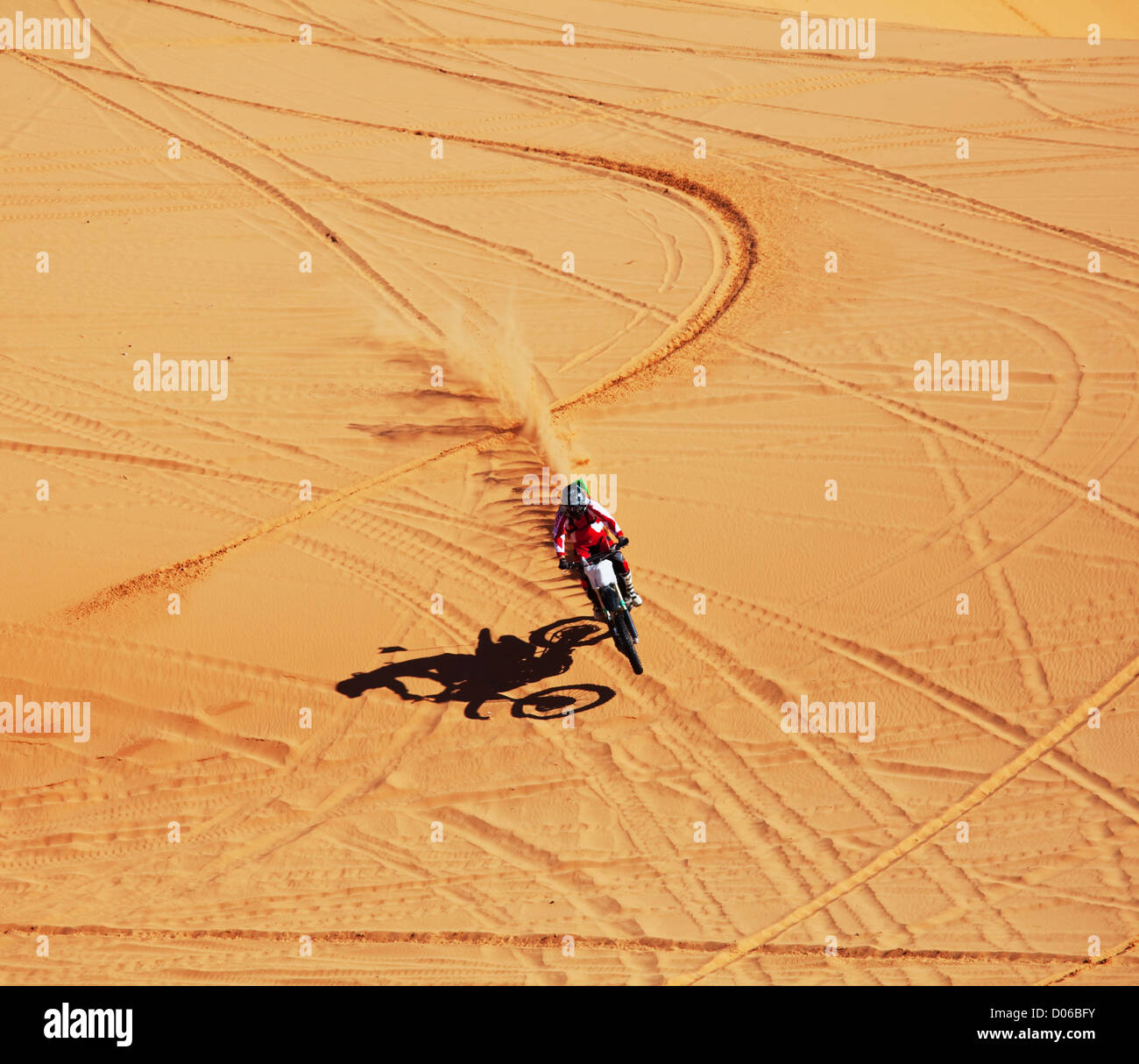 motocross in desert Stock Photo - Alamy