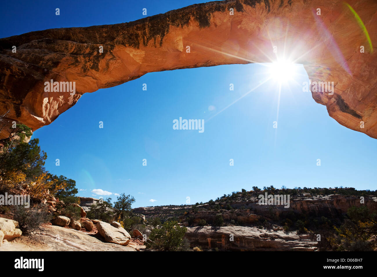 Arch in Natural Bridges National monument Stock Photo - Alamy