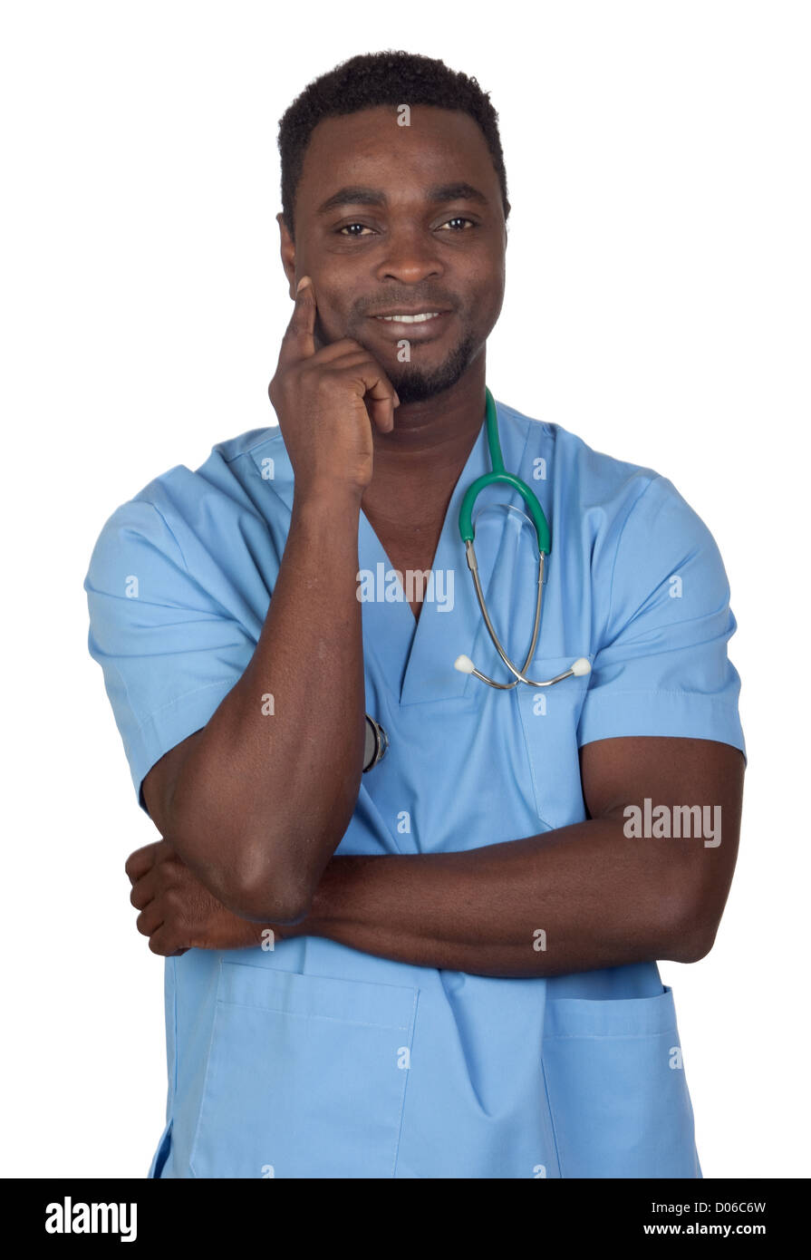 African boy thinking uniform hi-res stock photography and images - Alamy