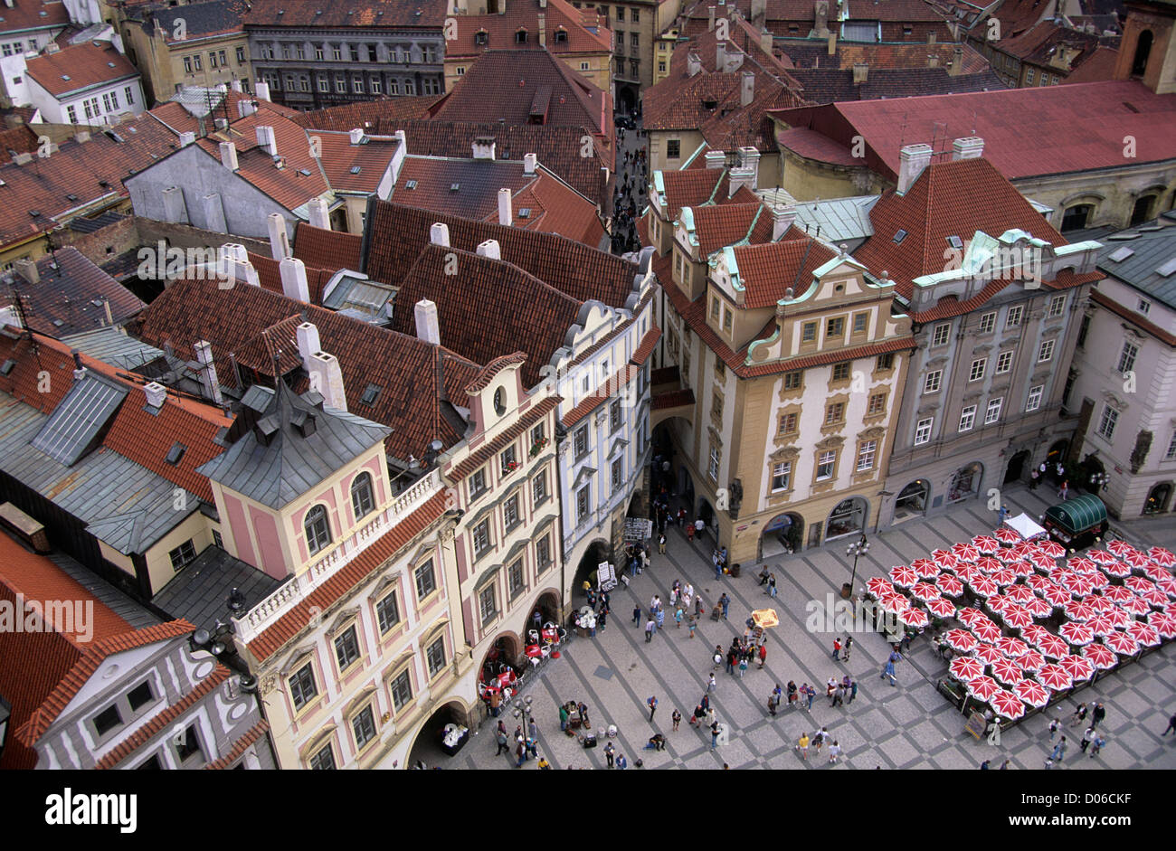The old town square, Prague, Czechoslovakia Stock Photo - Alamy