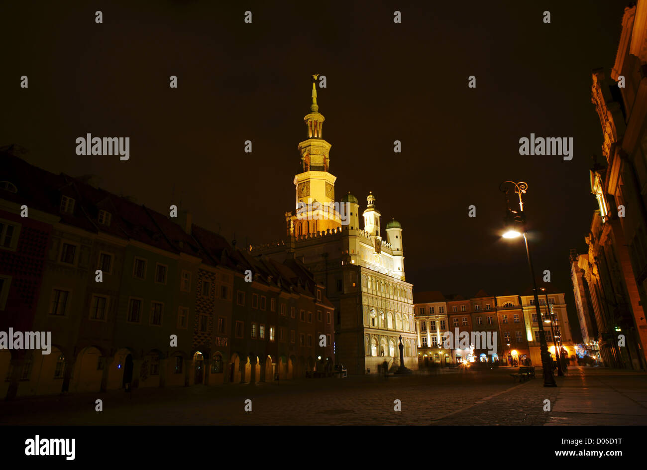 tower of City Hall,Poland, Poznan Stock Photo - Alamy