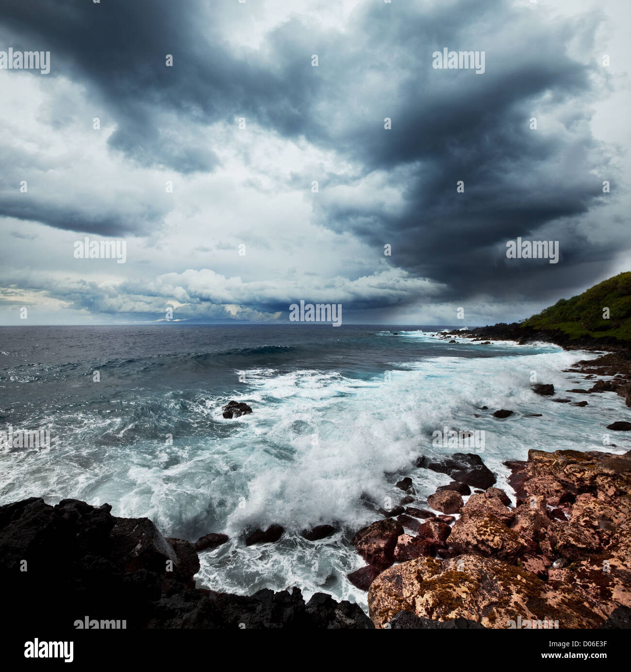 Ocean in storm Stock Photo - Alamy