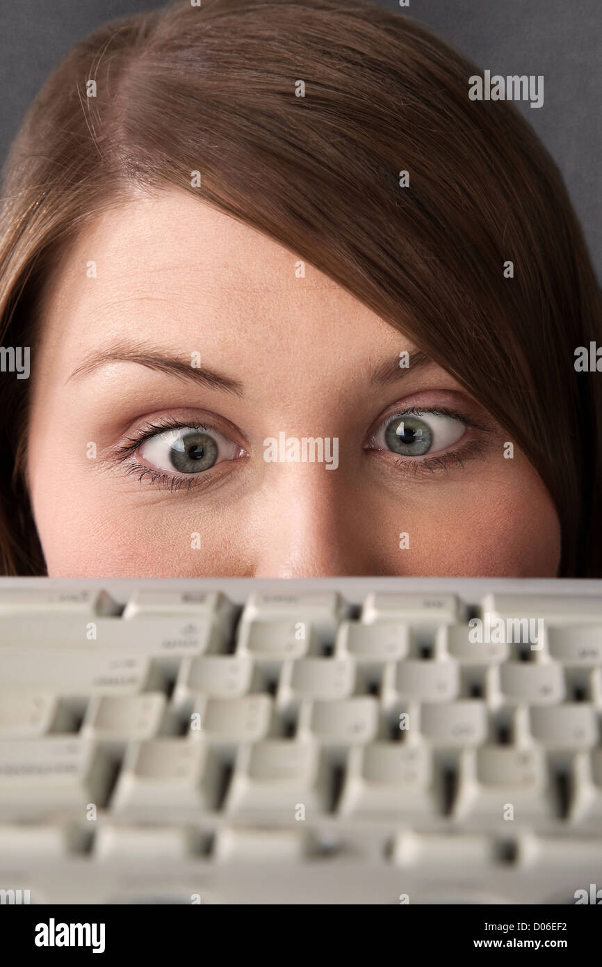 Close up woman cross eyed hi-res stock photography and images - Alamy