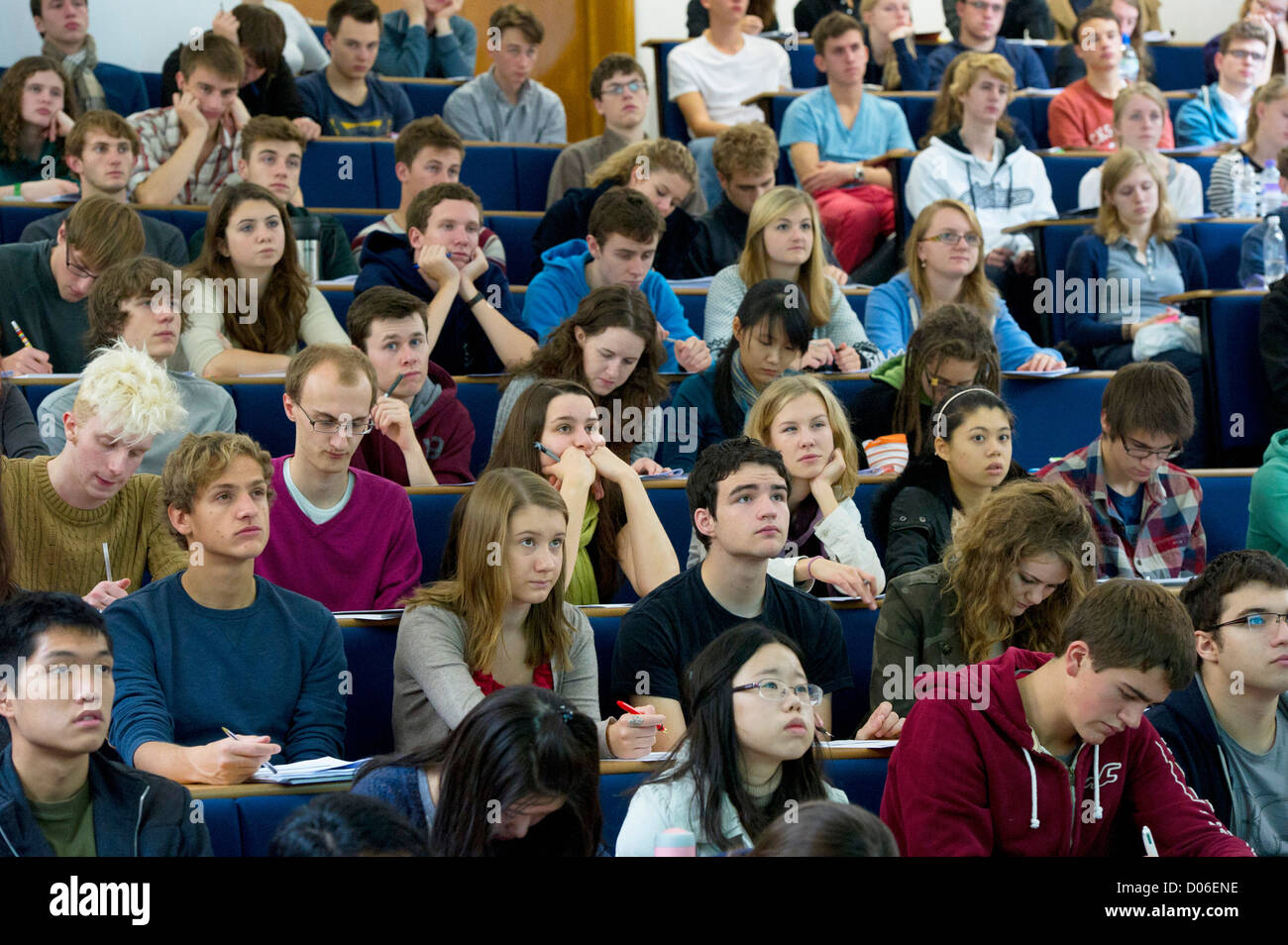 A lecture at Oxford University in science Stock Photo - Alamy