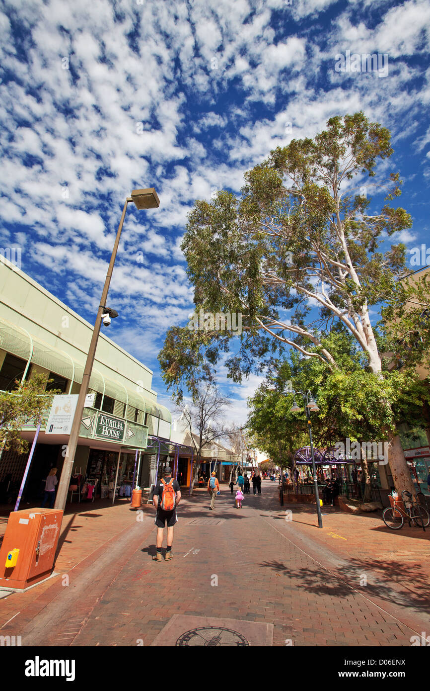 Todd Mall Alice Springs Northern Territory Australia Stock Photo - Alamy