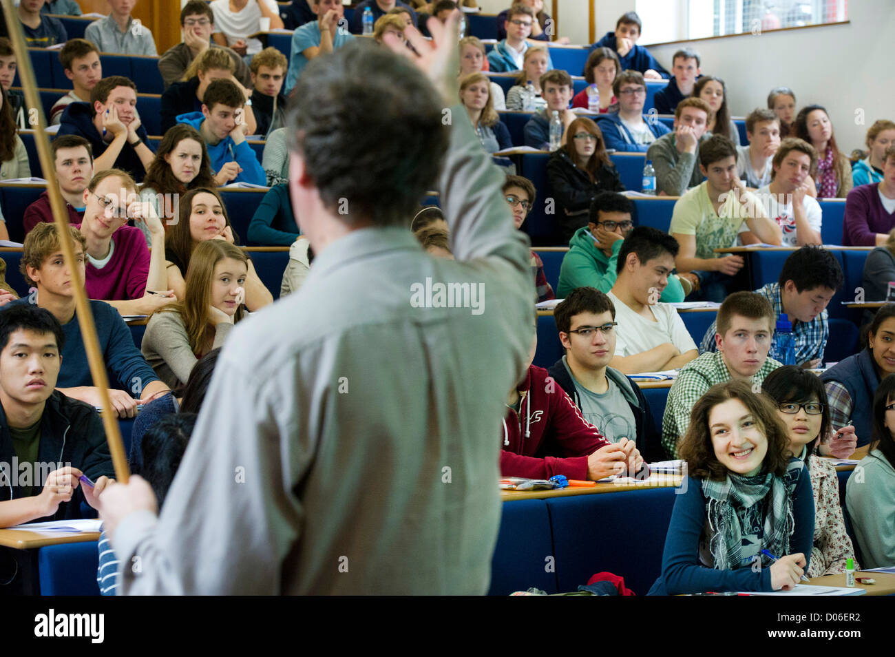 A lecture at Oxford University in science Stock Photo - Alamy