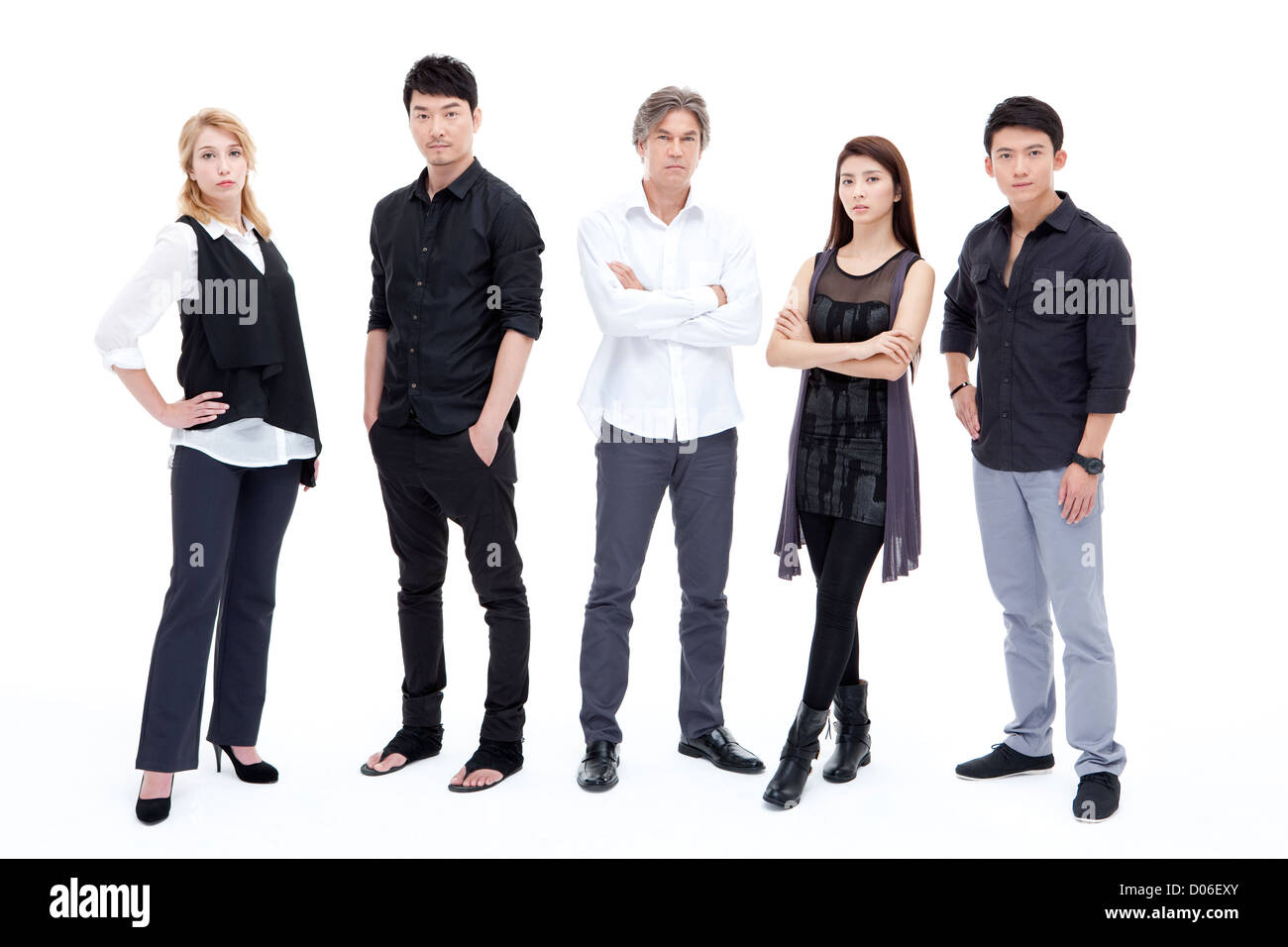 International business team Stock Photo - Alamy