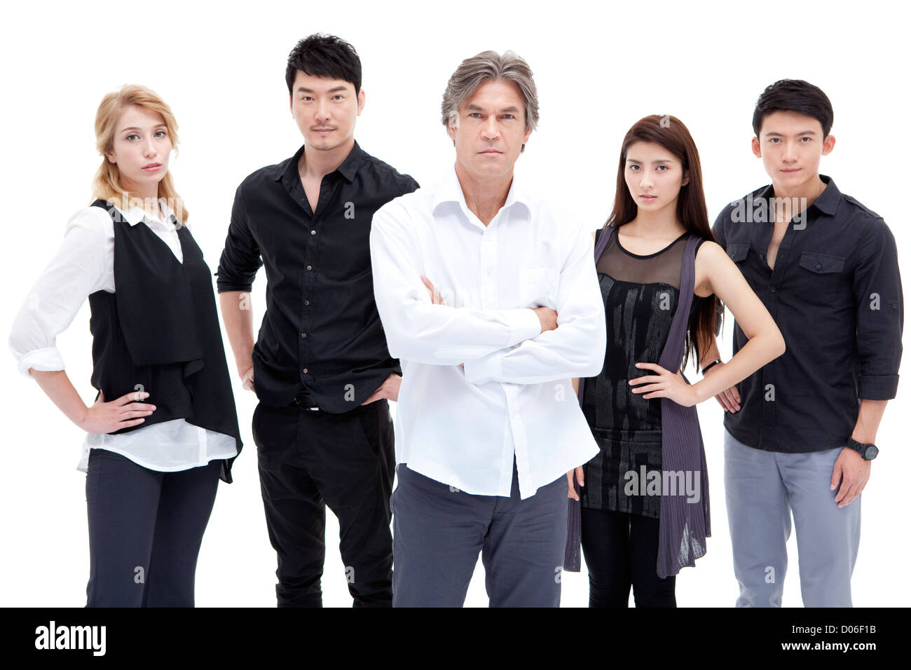 International business team Stock Photo - Alamy