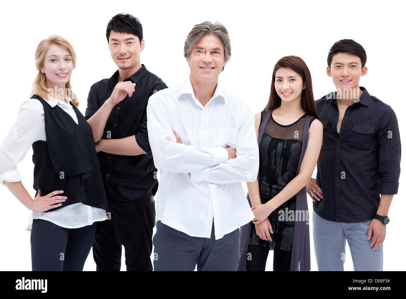 International business team Stock Photo - Alamy