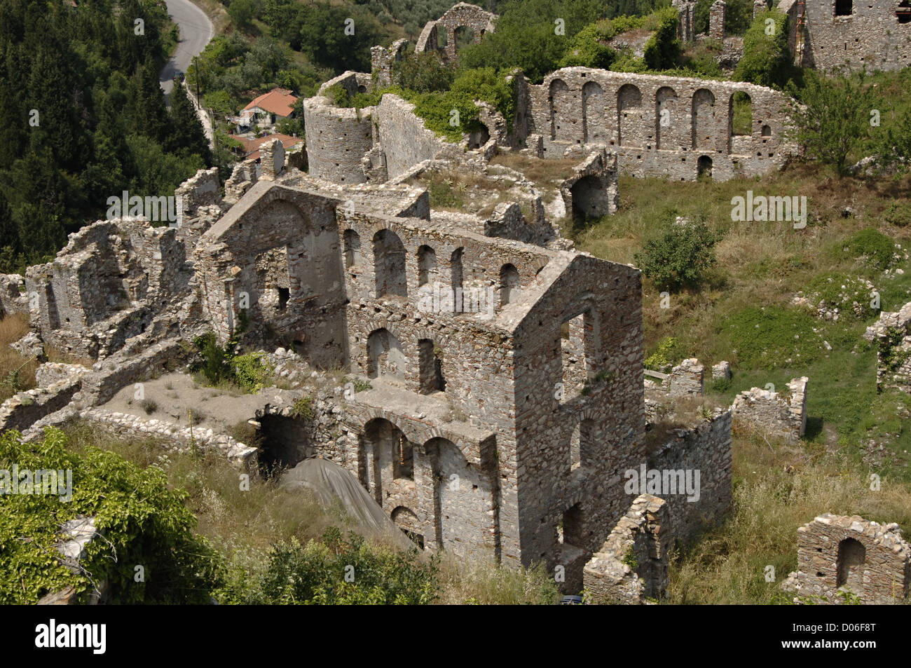 Mystras archaeological ruins hi-res stock photography and images - Alamy
