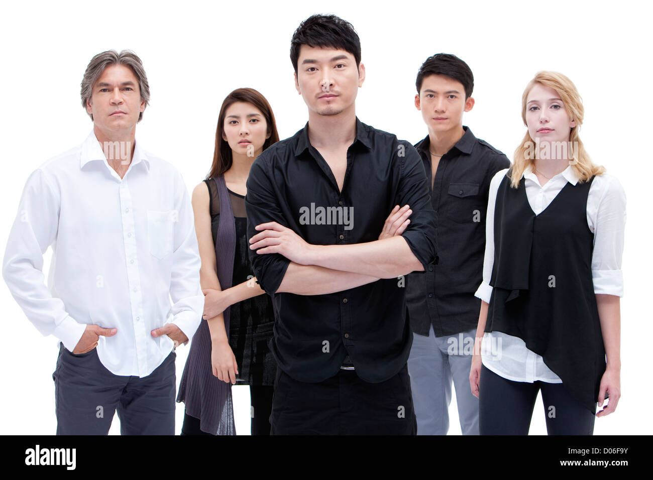 International business team Stock Photo - Alamy