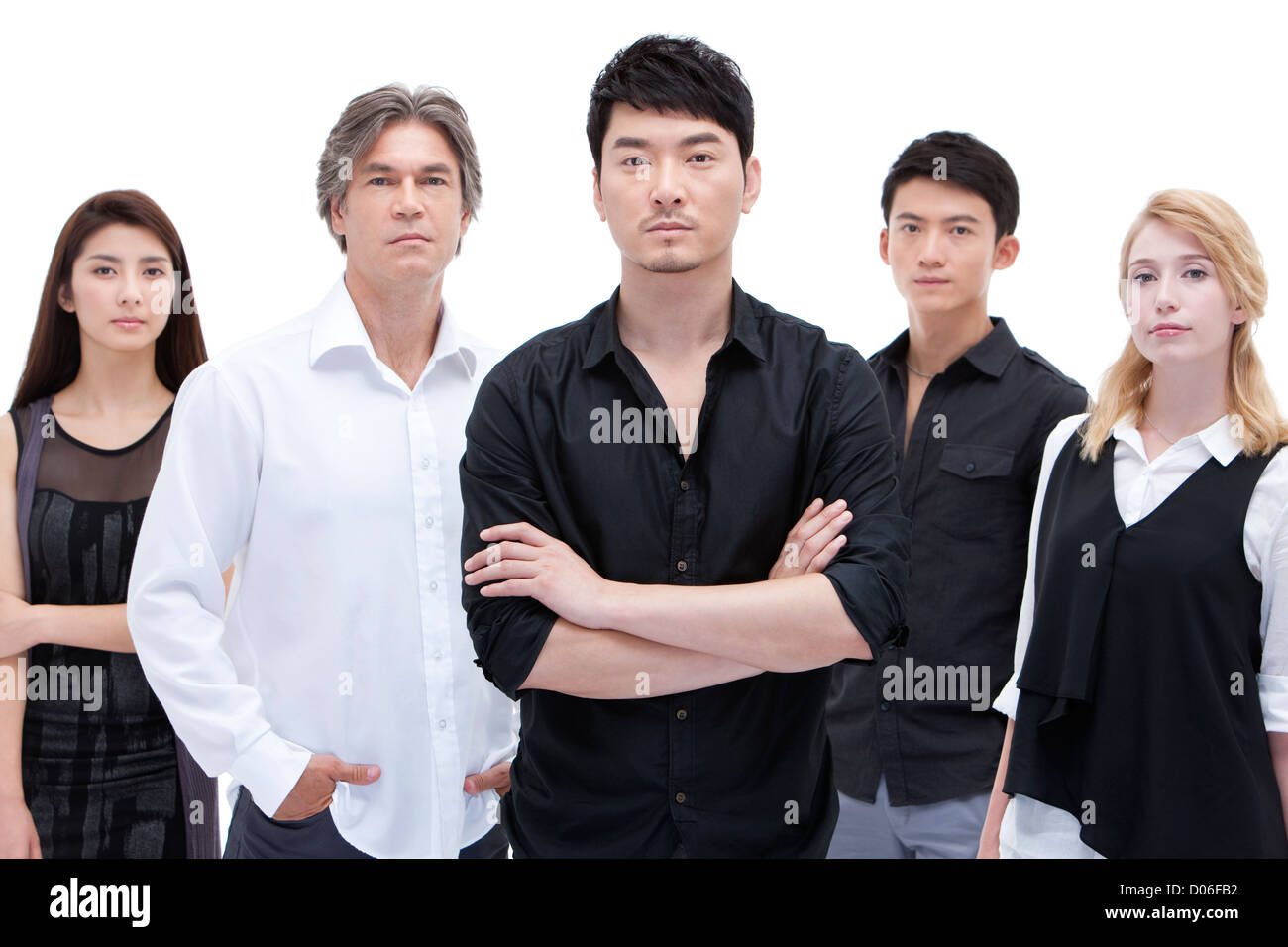 International business team Stock Photo - Alamy