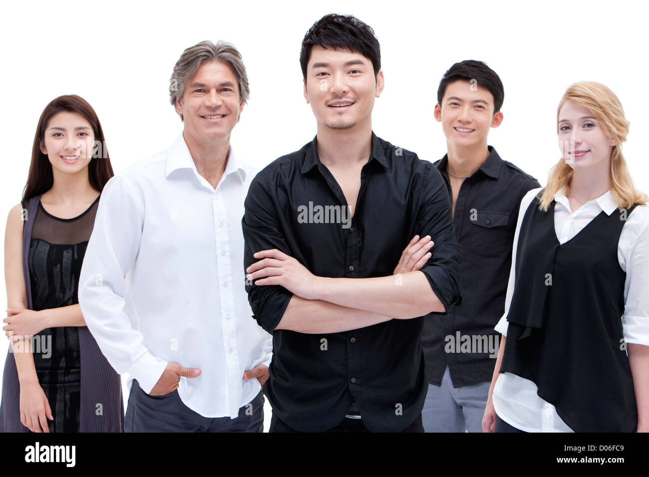 International business team Stock Photo - Alamy
