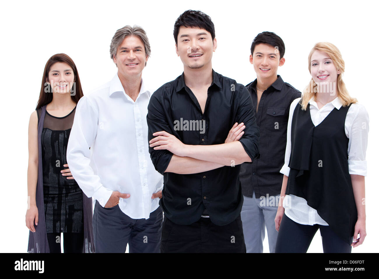 International business team Stock Photo - Alamy