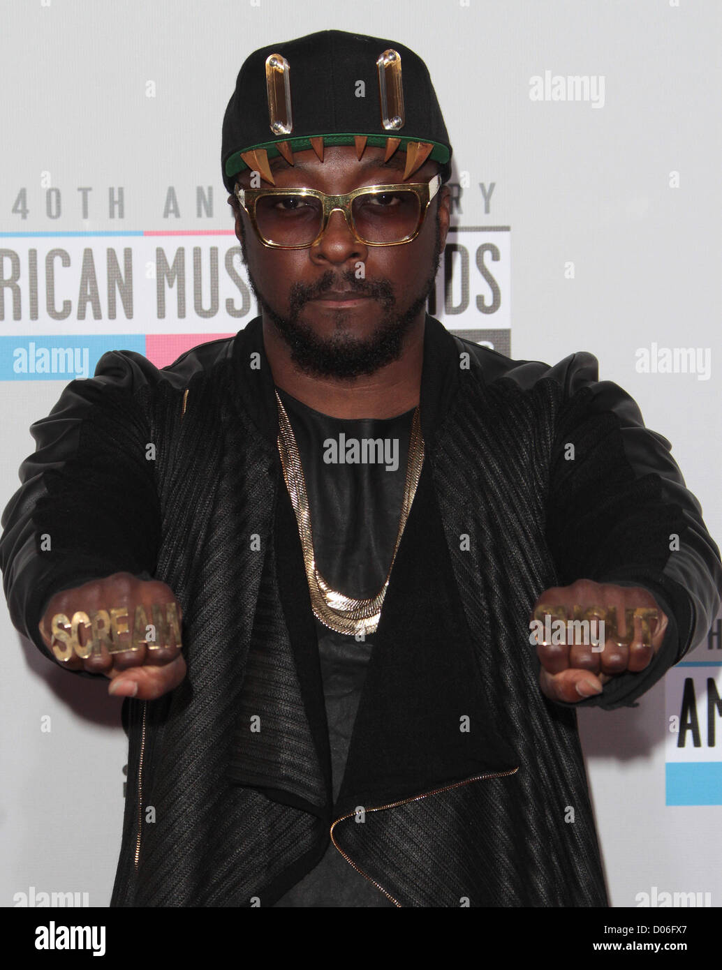 WILL.I.AM THE 40TH ANNIVERSARY AMERICAN MUSIC AWARDS LOS ANGELES ...