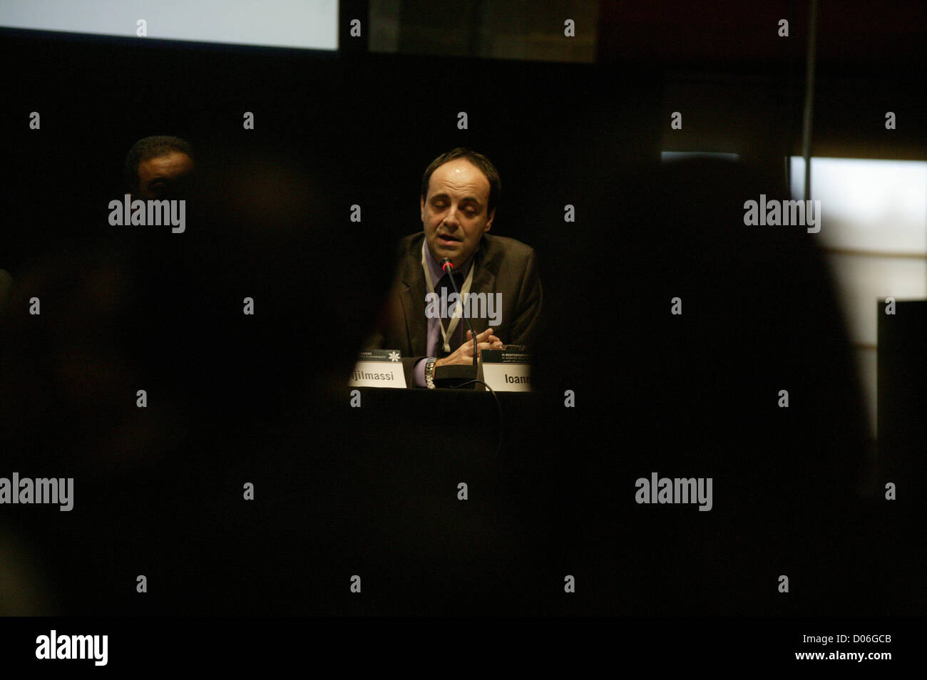 Ioannis Kaltsas, Investment European bank Institutional chief, during ...