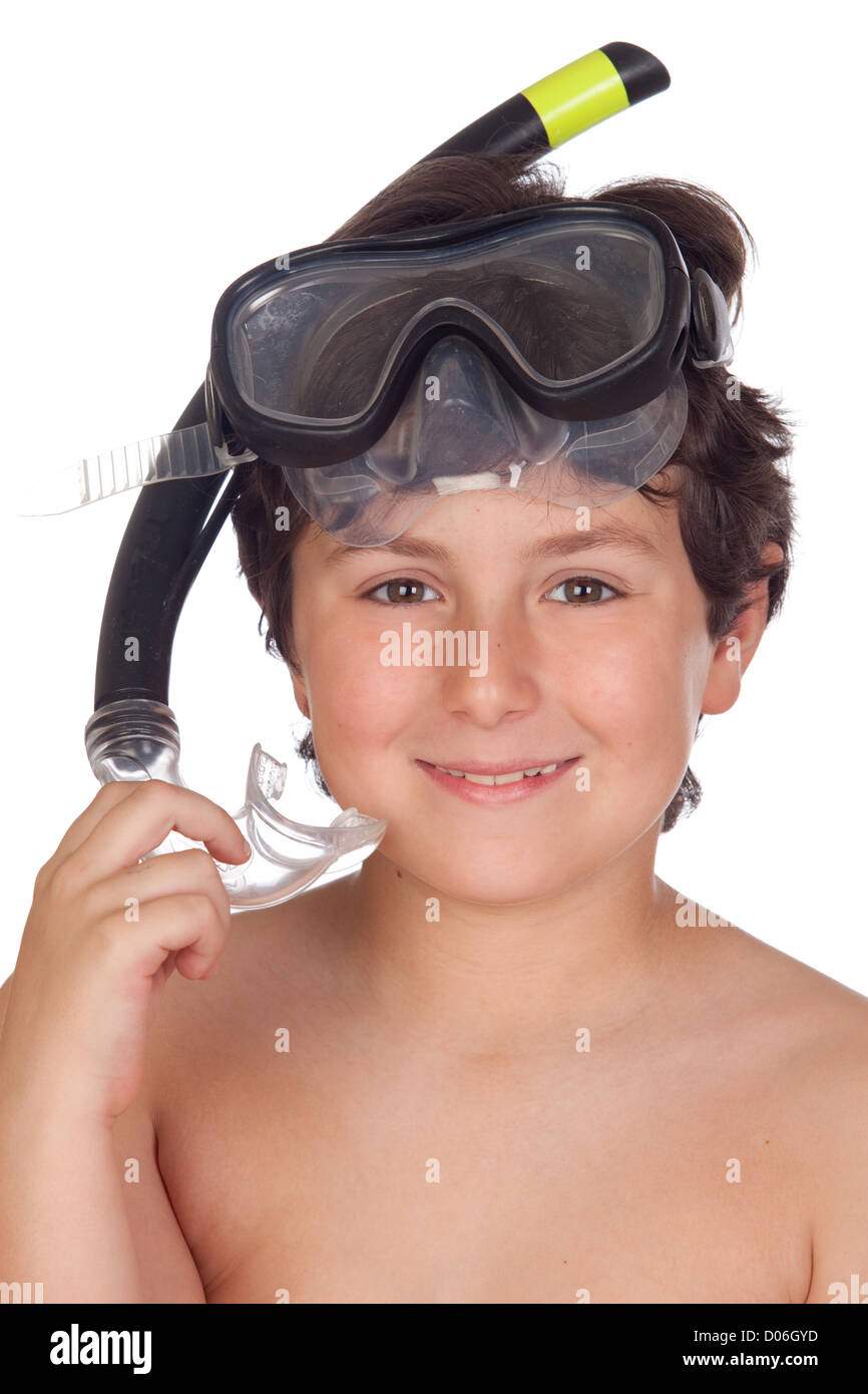 Child diver diving scuba hi-res stock photography and images - Alamy