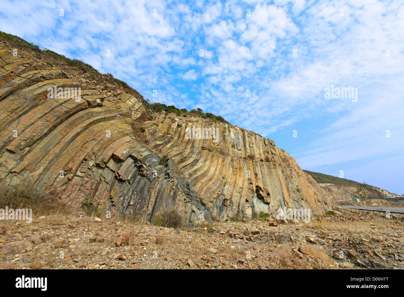 Rocks landscape in Hong Kong Geo Park Stock Photo - Alamy