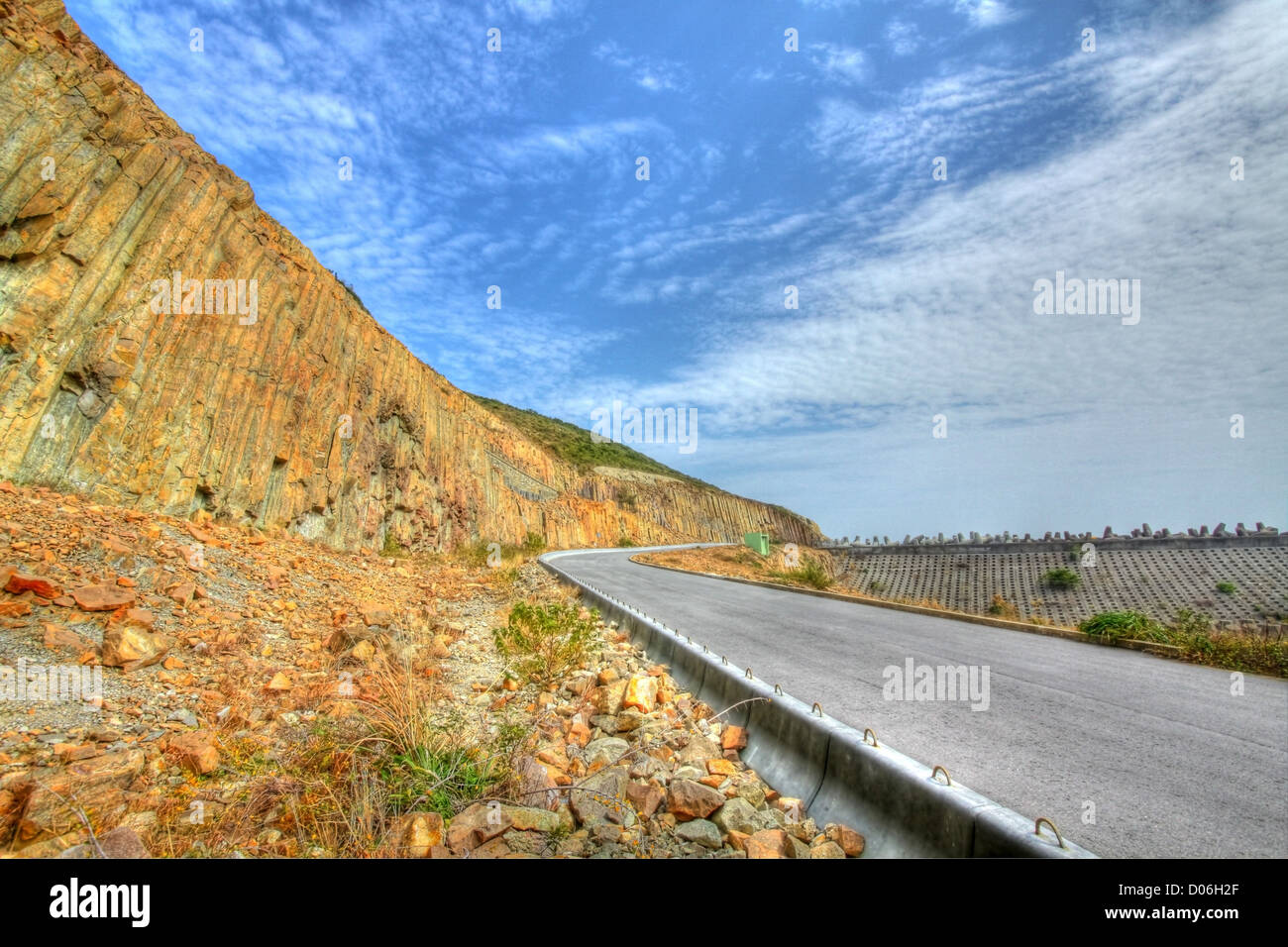 Hexagonal volcanic column hi-res stock photography and images - Alamy