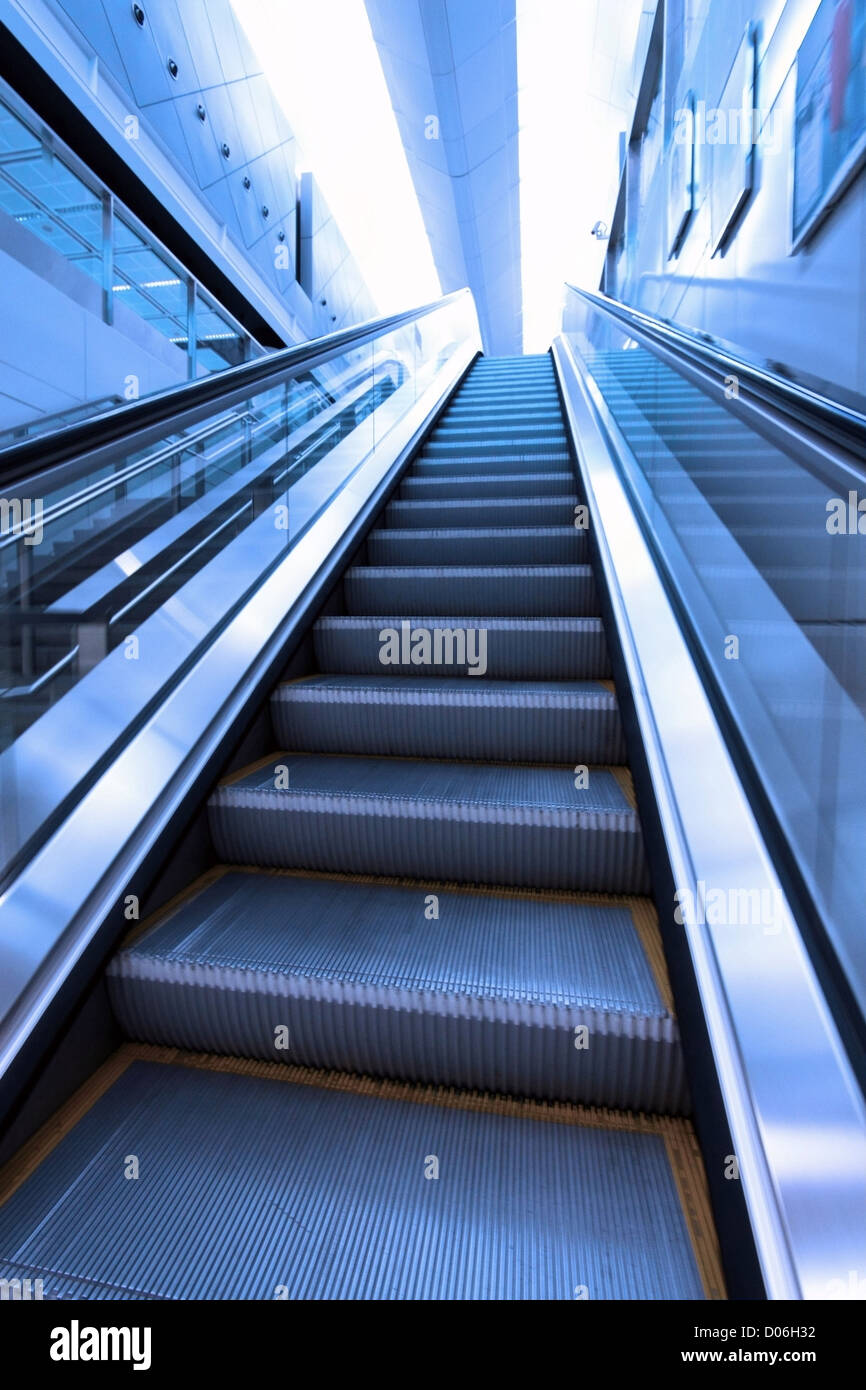 Moving escalator to heaven concept Stock Photo - Alamy