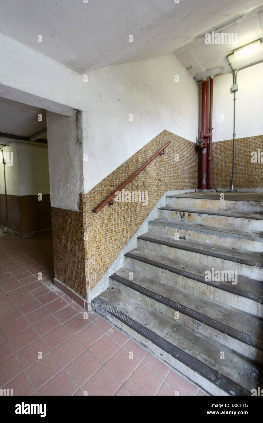 Stairs in housing estate of Hong Kong Stock Photo - Alamy