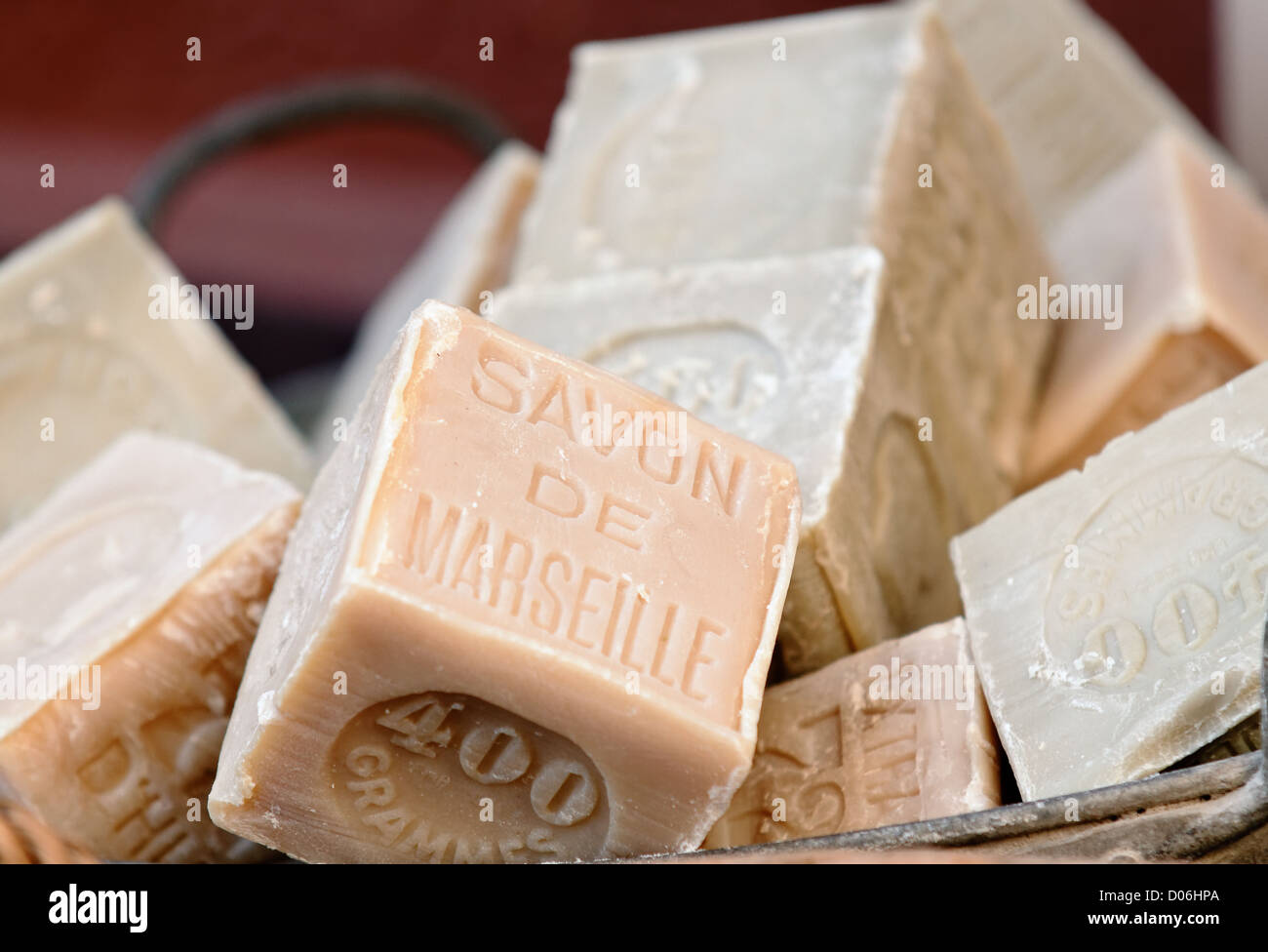 olive oil soaps from Marseille Stock Photo - Alamy