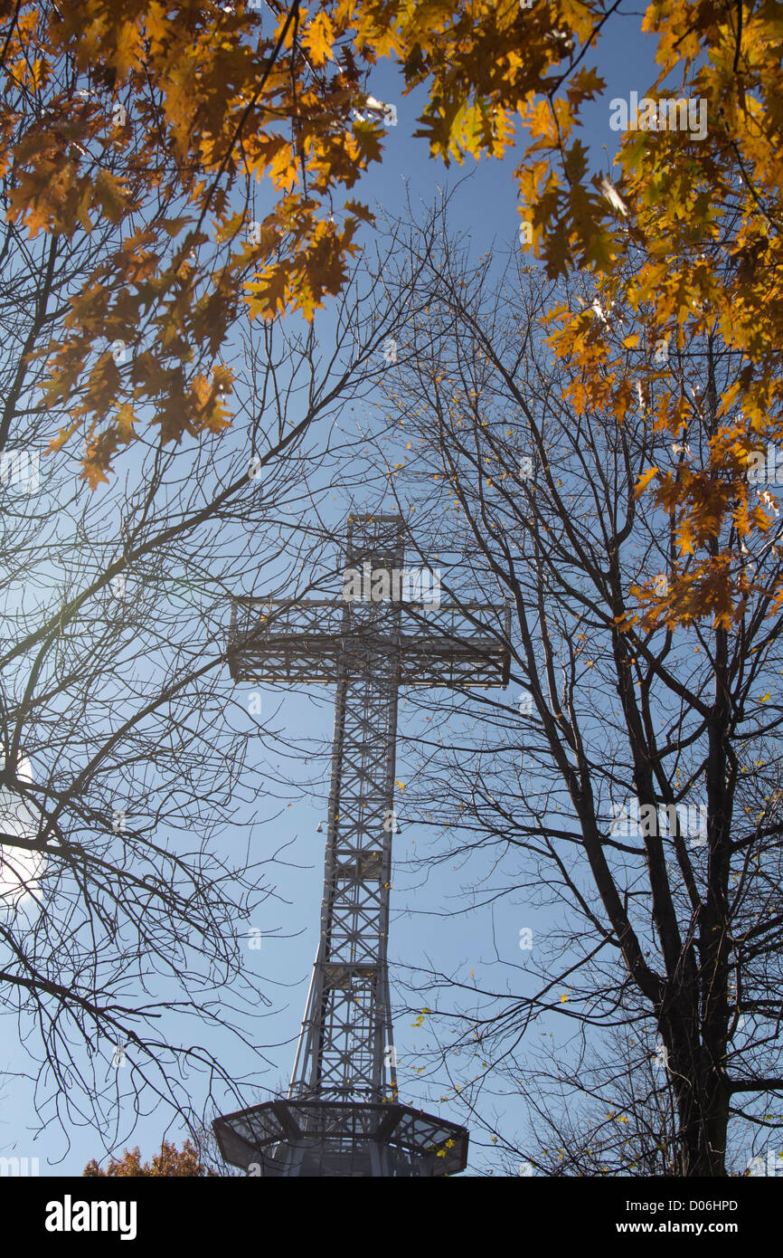 Cross at Mount Royal Park, Montreal Stock Photo - Alamy