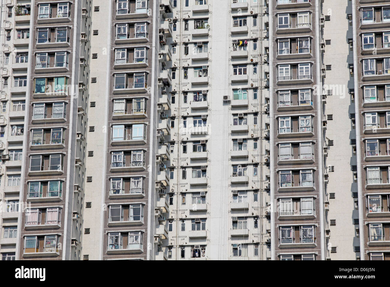 Packed Hong Kong housing apartments Stock Photo - Alamy