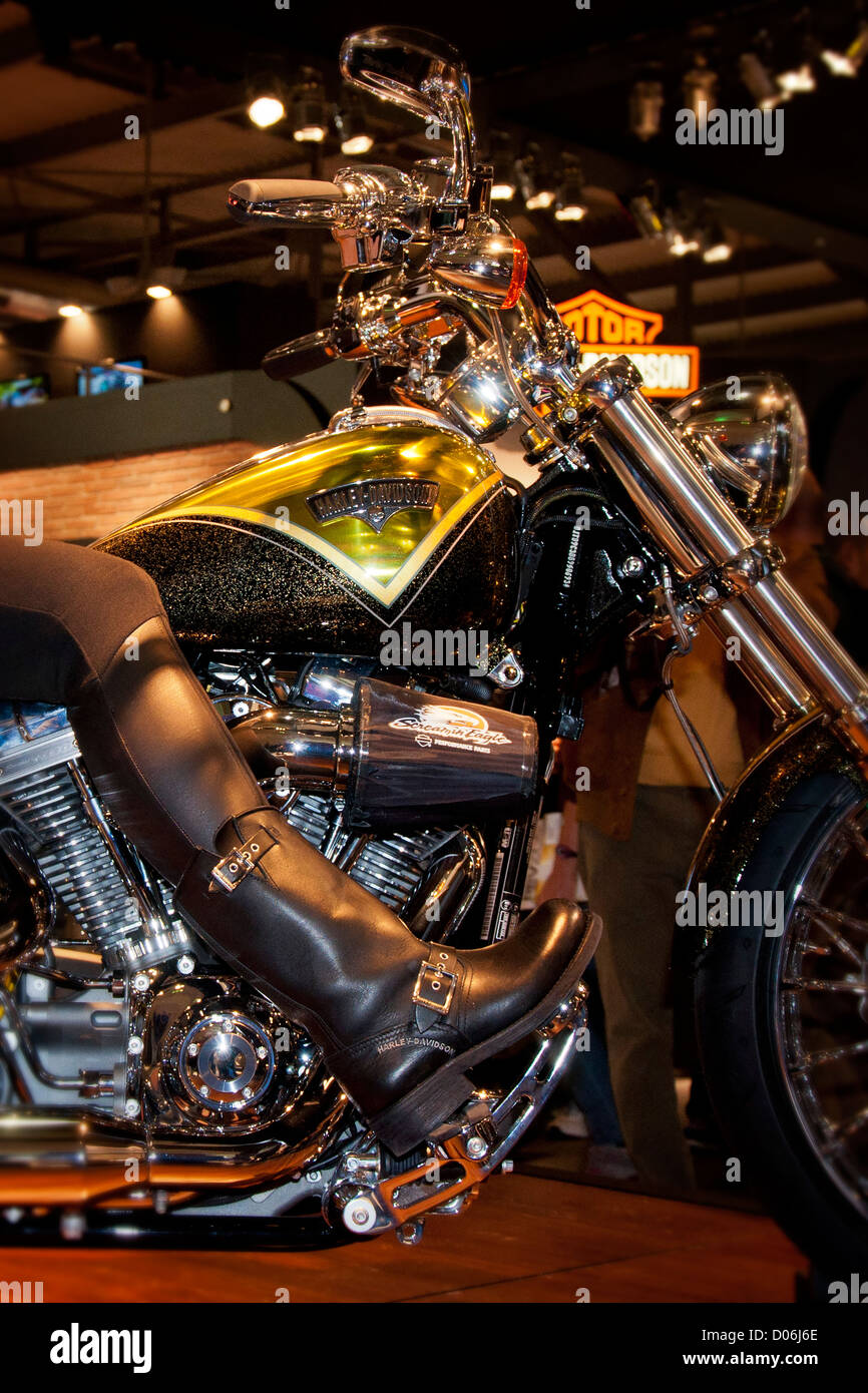 model on a motorcycle Stock Photo - Alamy