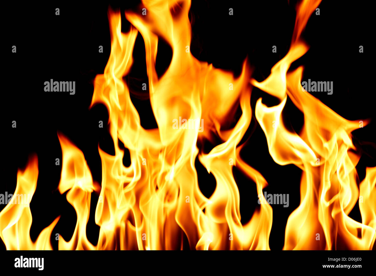 fire flame close up on black background Stock Photo - Alamy