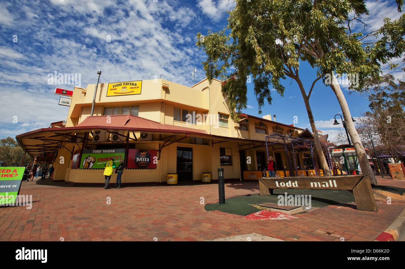 Todd Mall Alice Springs Northern Territory Australia Stock Photo - Alamy