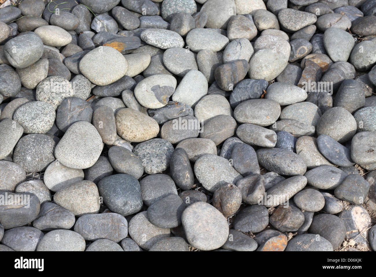 Pebbles stone background Stock Photo - Alamy