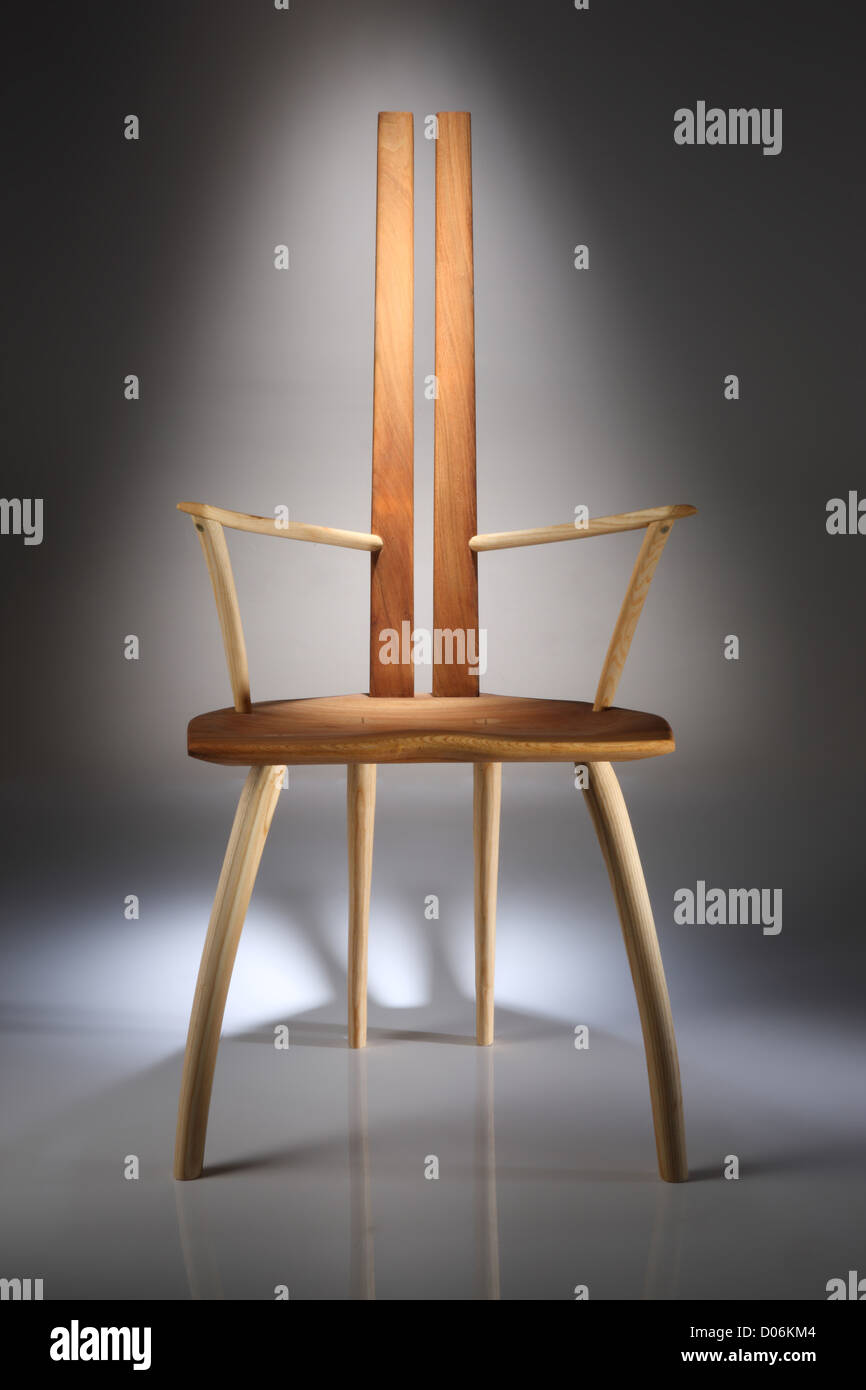 Welsh Stick chair modern design Stock Photo - Alamy