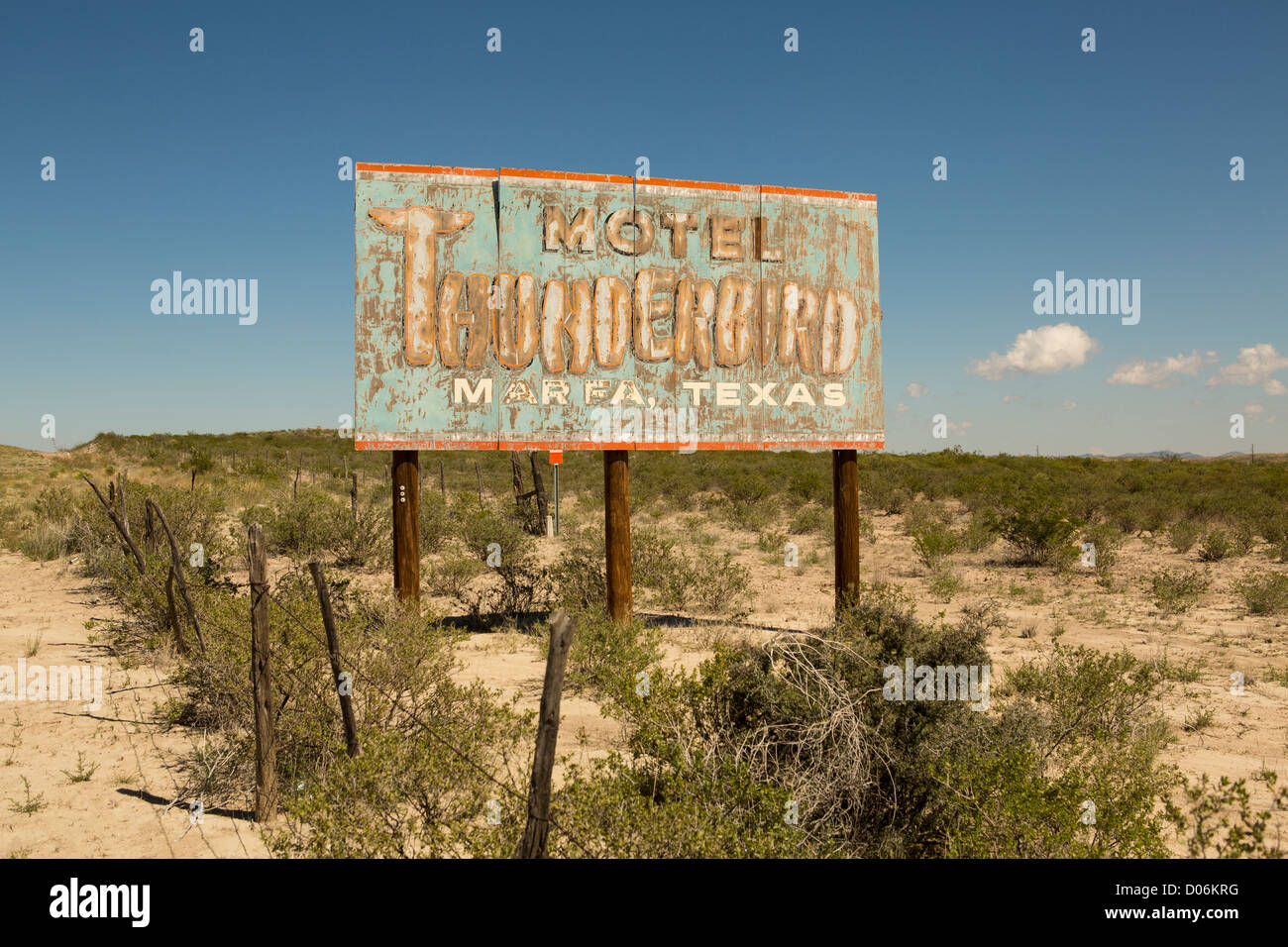 Old billboard south marfa tx advertising hi-res stock photography and ...
