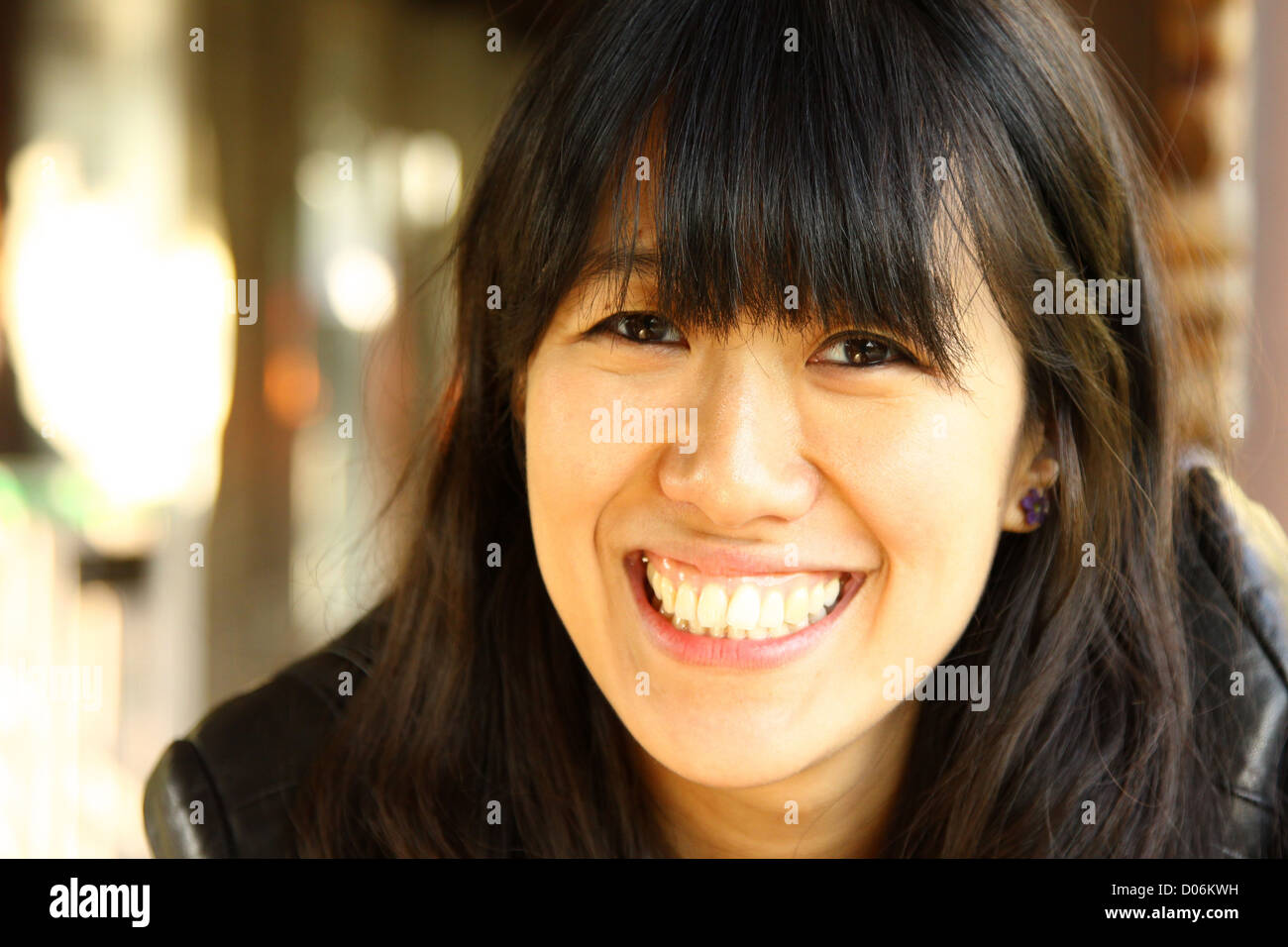 Happy asian woman Stock Photo - Alamy