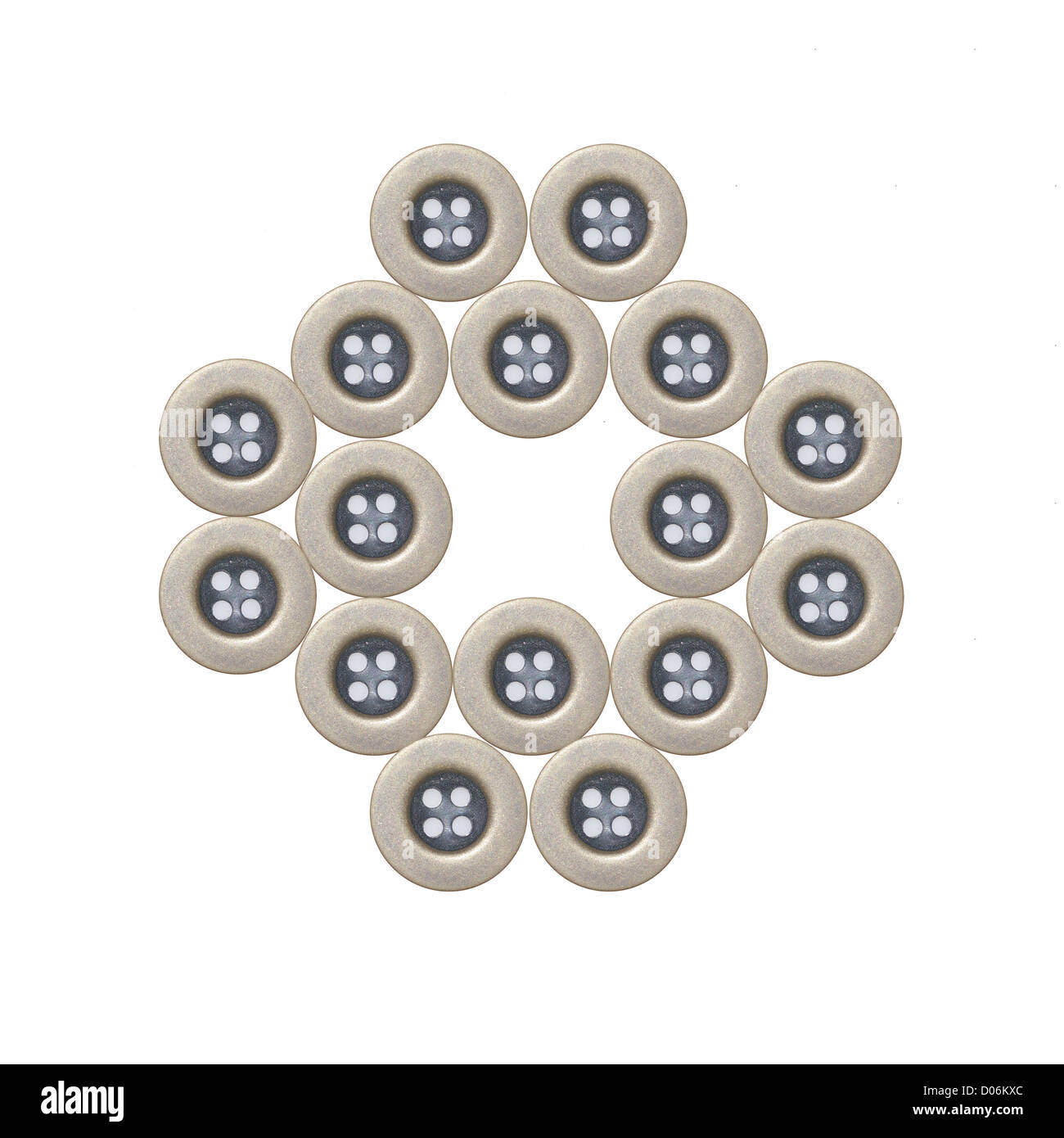 Cloth buttons isolated on white background Stock Photo - Alamy