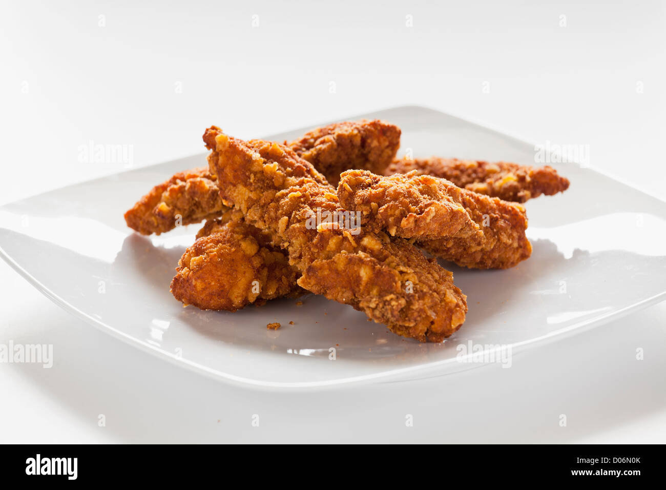 Photograph of Tasty Chicken Nuggets on a plate Stock Photo - Alamy