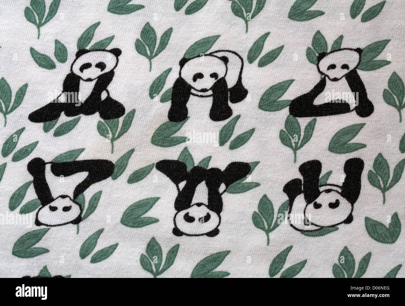 pandas material of Primark organic cotton top Stock Photo - Alamy