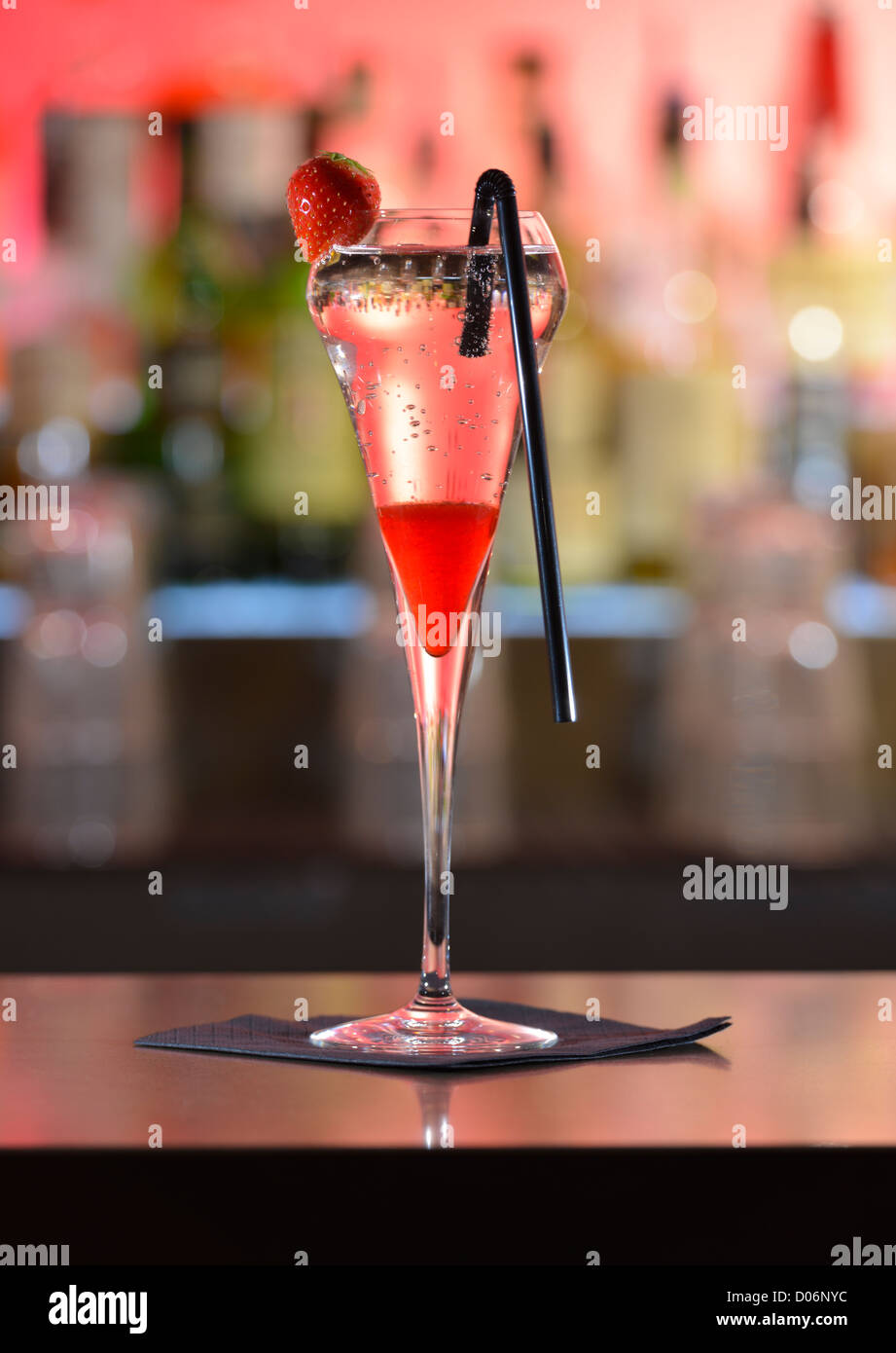 Cocktail on a bar Stock Photo - Alamy