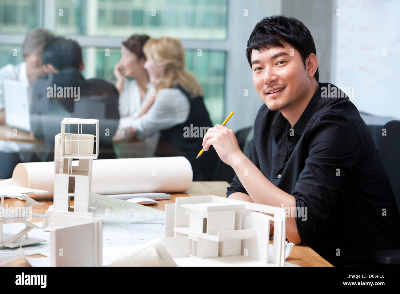 Architect and architectural models Stock Photo - Alamy