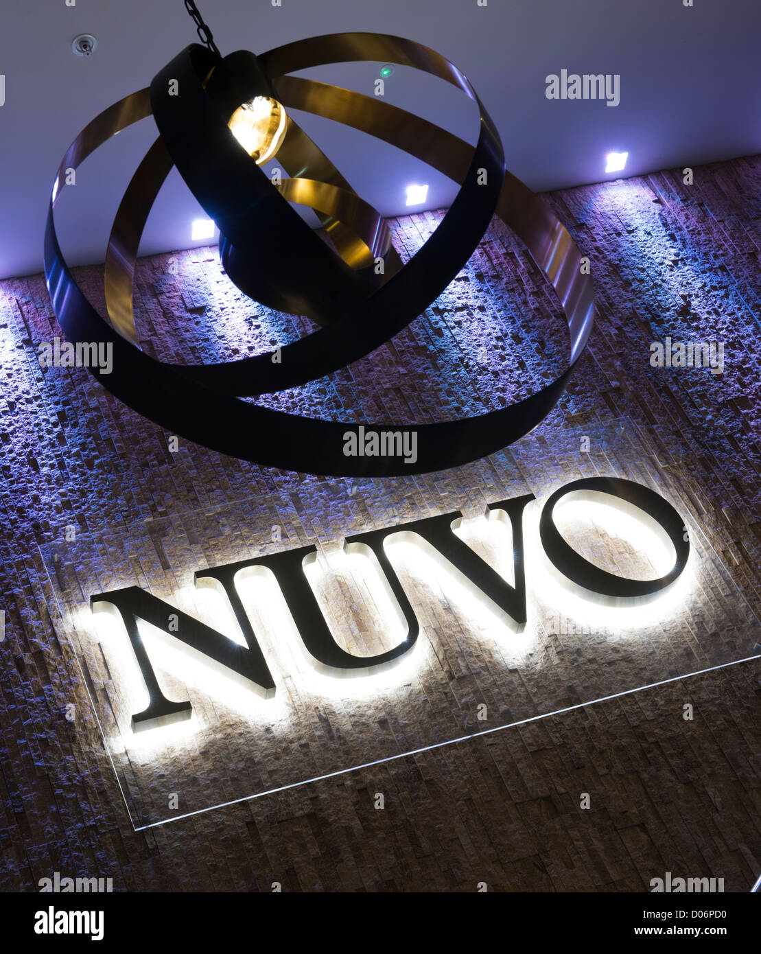 Nuvo bar in Brindleyplace, Birmingham Stock Photo - Alamy