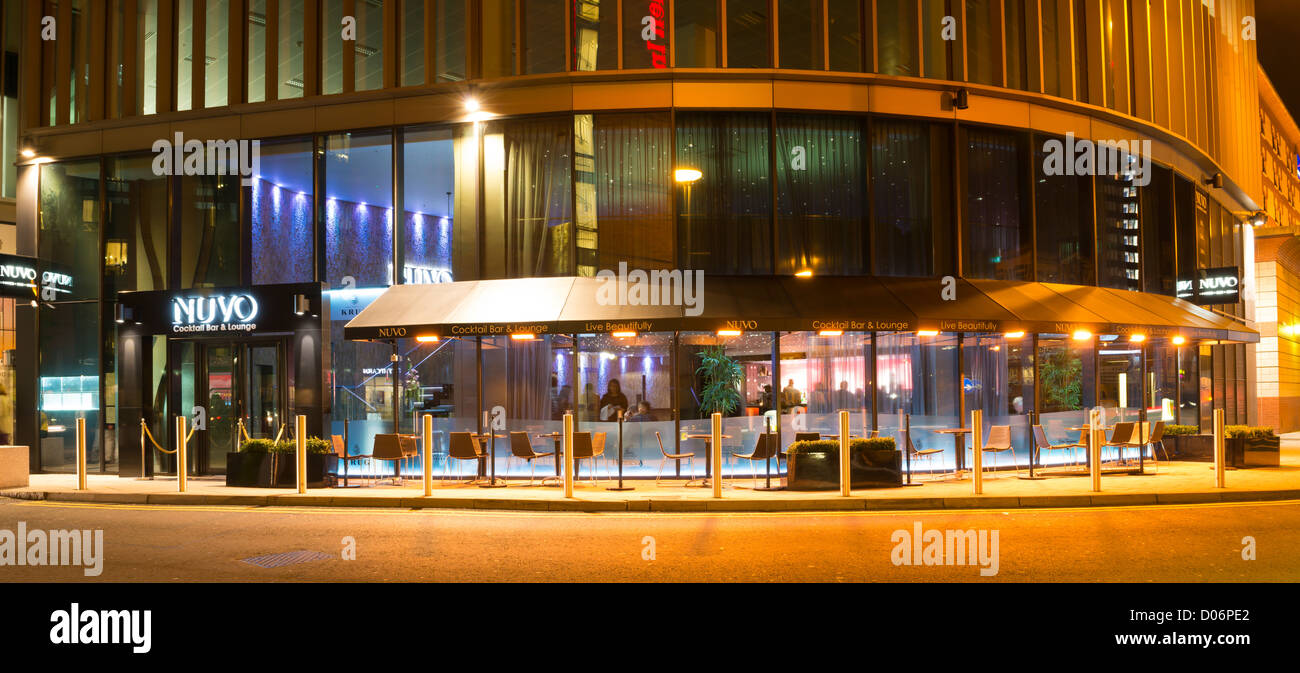 Nuvo bar in Brindleyplace, Birmingham Stock Photo - Alamy