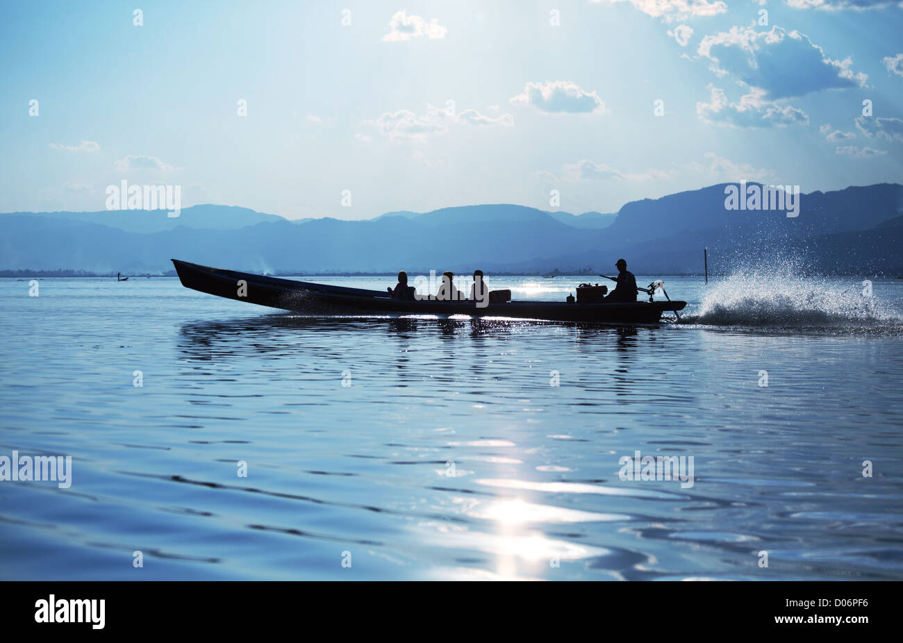 Boat on Inle Lake,Myanmar Stock Photo - Alamy